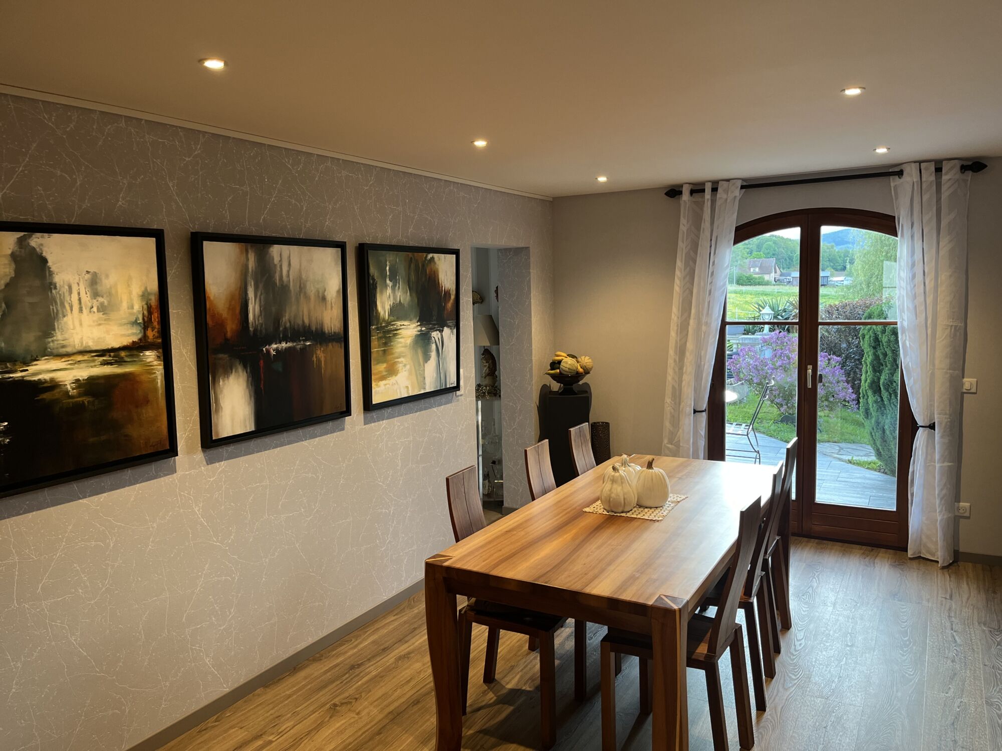 Eclairage d'une cuisine à Soppe le Bas - Francois colomba